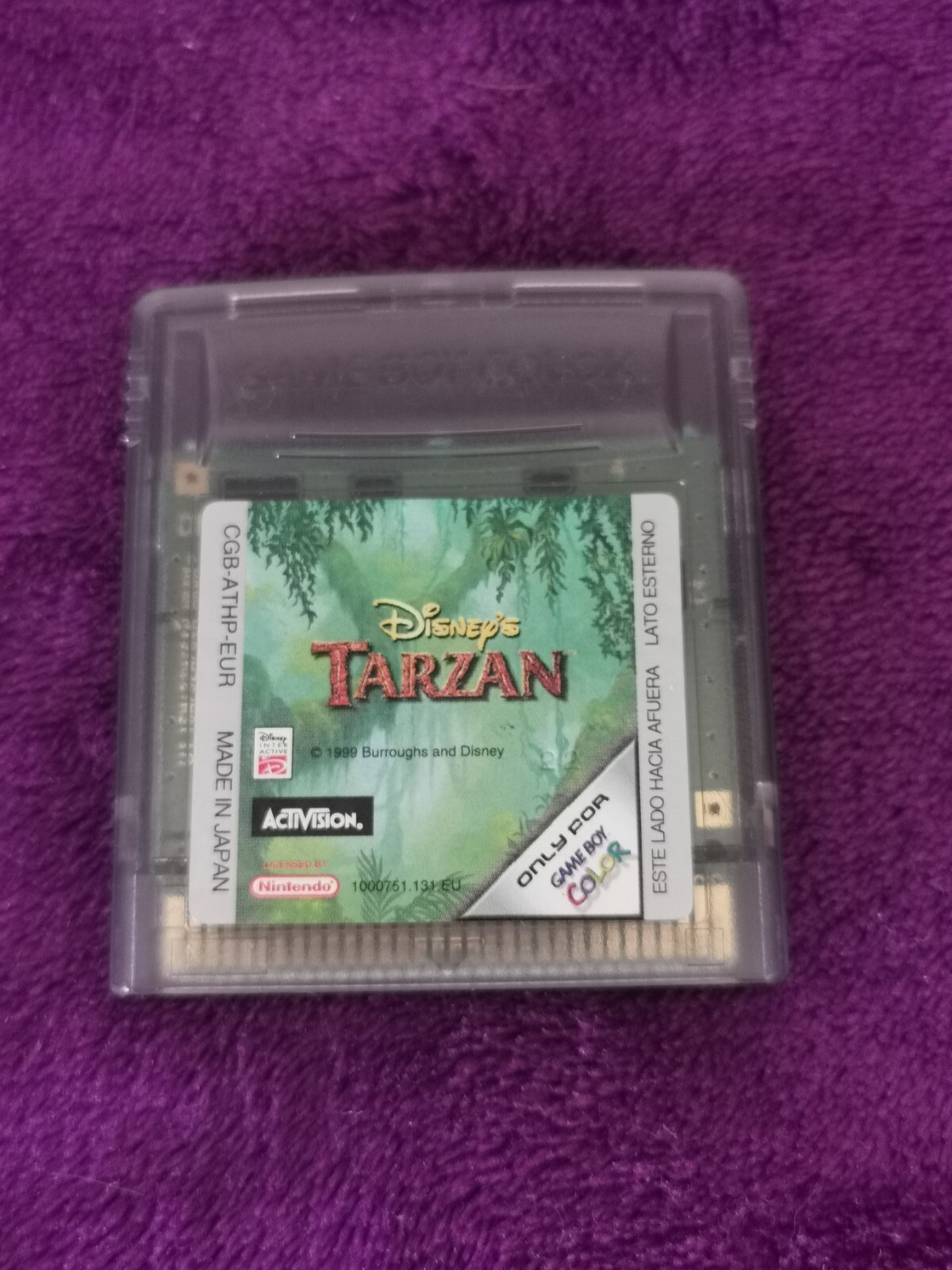Disney's Tarzan Game Boy Color - Juegos Retro Database