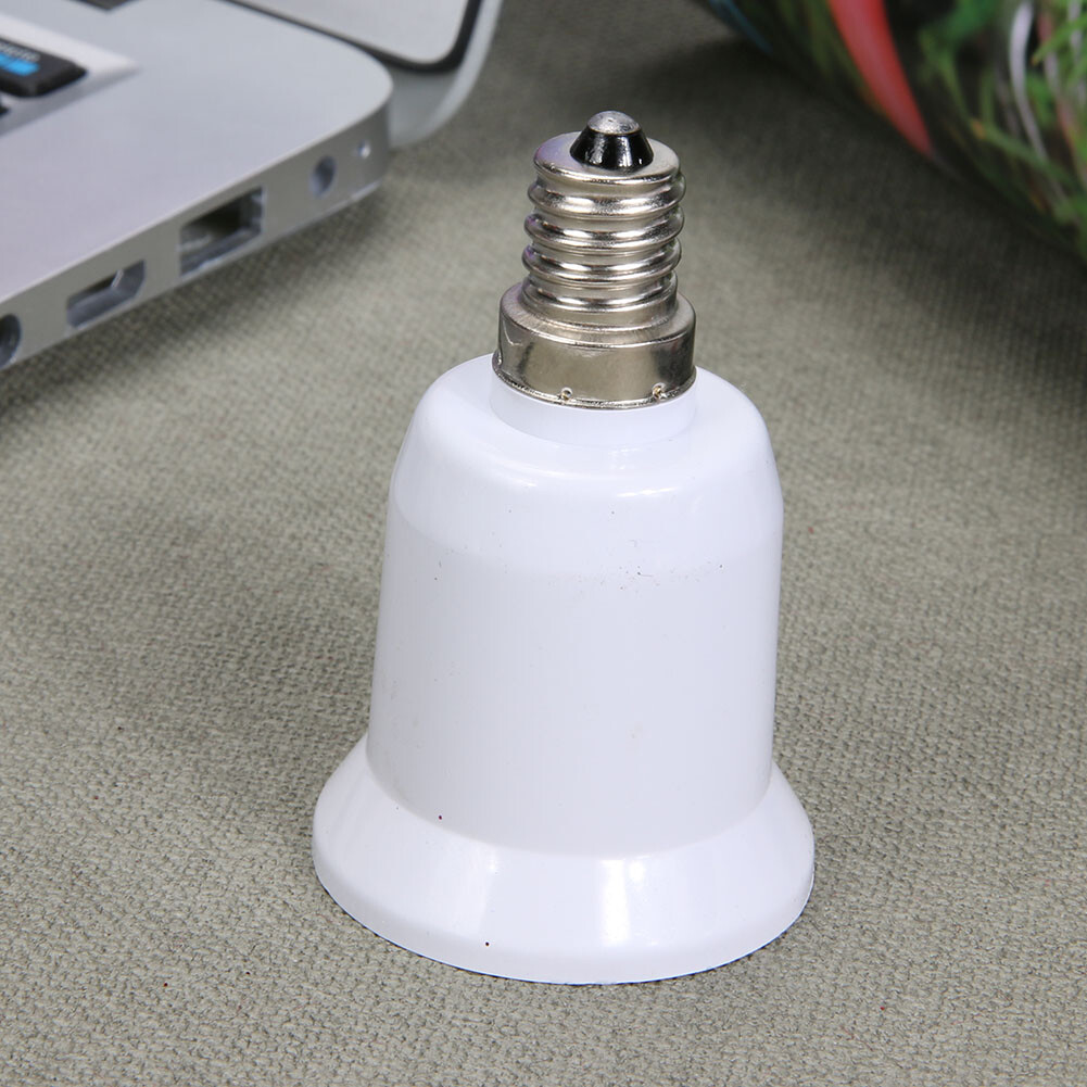 E12 to E27 Adapter Lengthen Extended Converter Lamp Holders Lighting ...