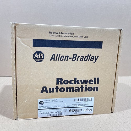 1769-L27ERM-QBFC1B ALLEN BRADLEY COMPACTLOGIX 5370 L2 CONTROLLER | eBay