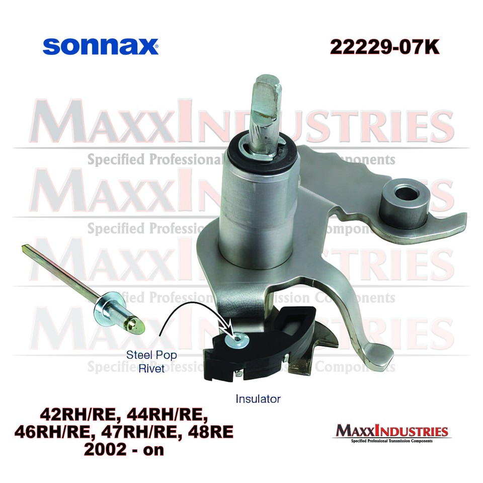 Sonnax 22229-07K Transmission Insulator, Detent Lever (Push In Neutral ...