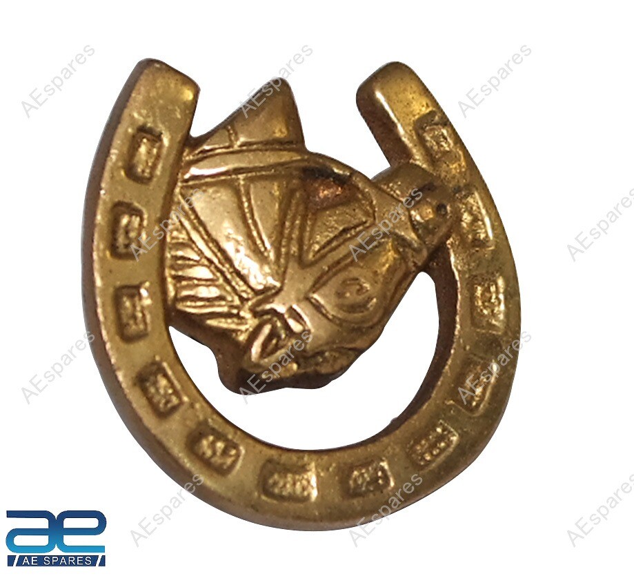 Solid Brass Horse Shoe Type Mudguard Tool Box Badge Emblem Motif | eBay