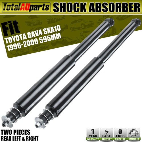 2x Rear Left & Right 595mm Shock Absorbers for Toyota RAV4 SXA10 1996 ...
