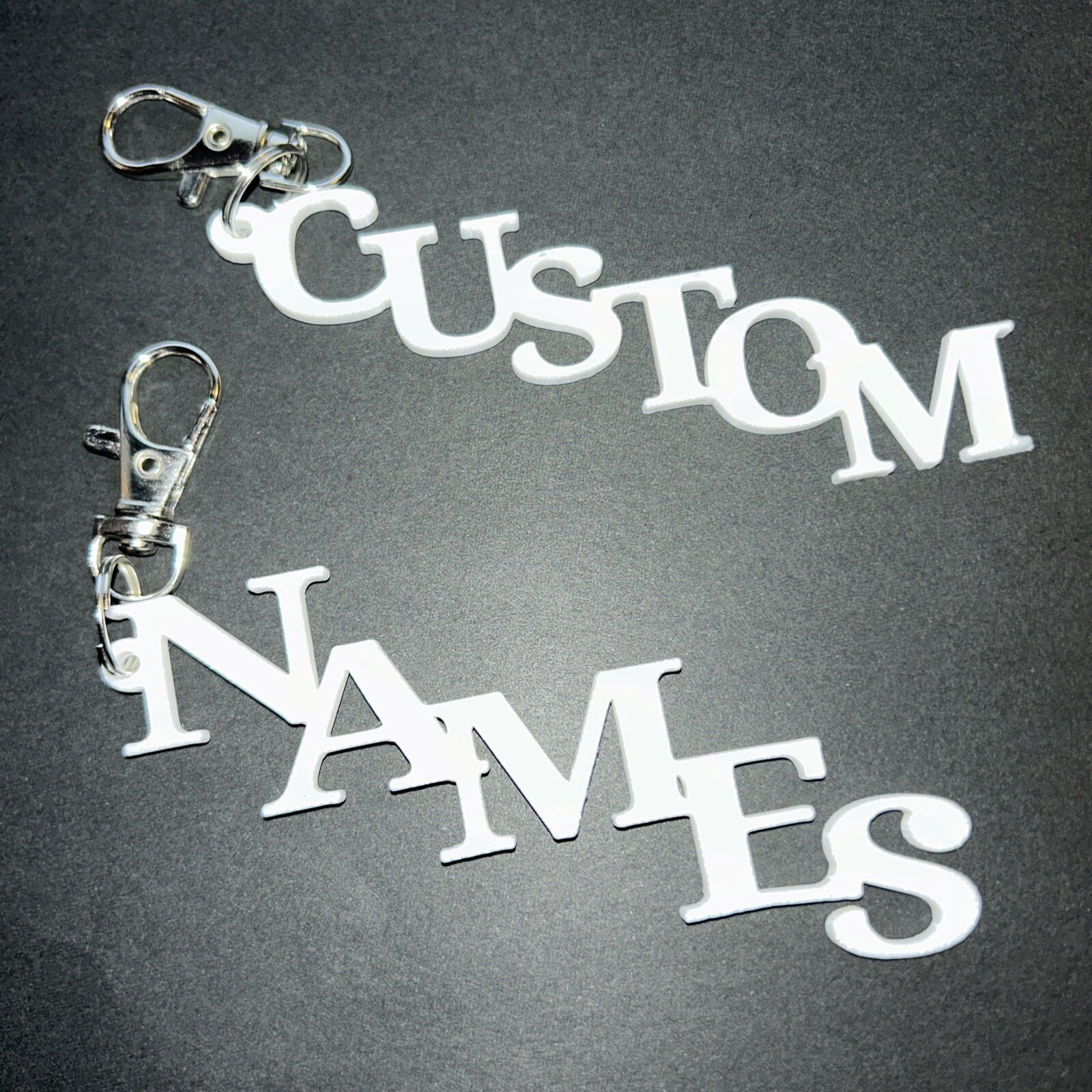 Custom Names 3d Printed Key Chains Just Message With Name | eBay