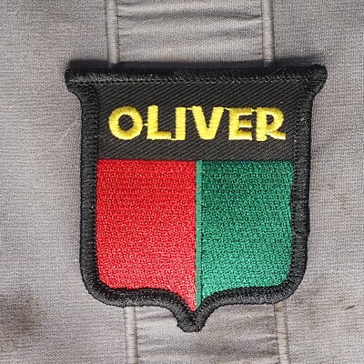 Cloth Patches Oliver Vintage Logo Tractor Farm Ranch Equipment ...