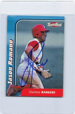 1999 Team Best #42 Jason Romano Rangers Signed Auto *J686 | eBay