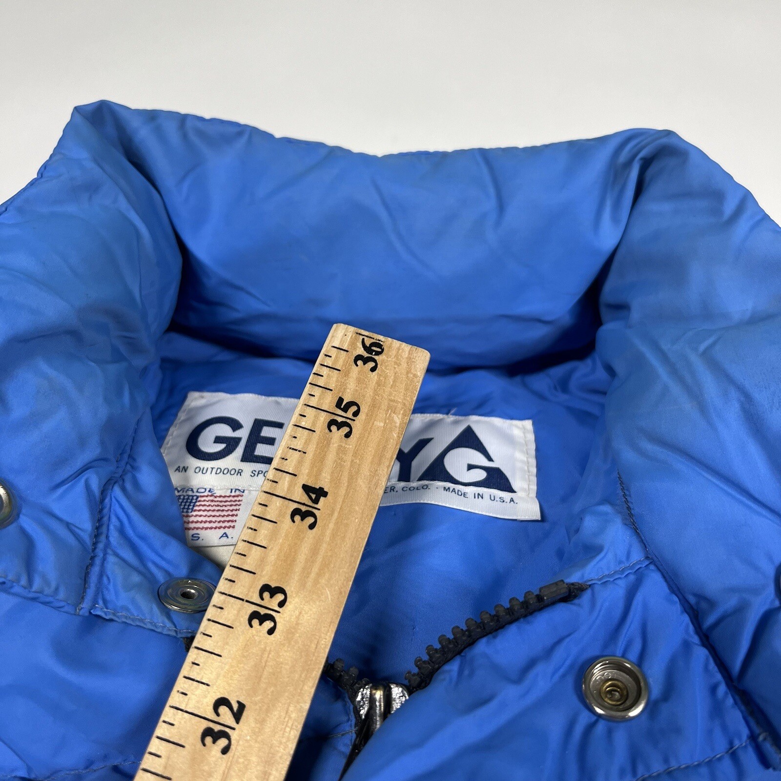 Vintage 80s Gerry Puffer Down Jacket Repair On Back S… - Gem