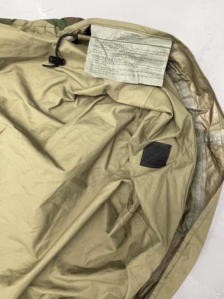 US Military Genuine Issue GI Modular Sleep System Bivy Cover, Woodland ...