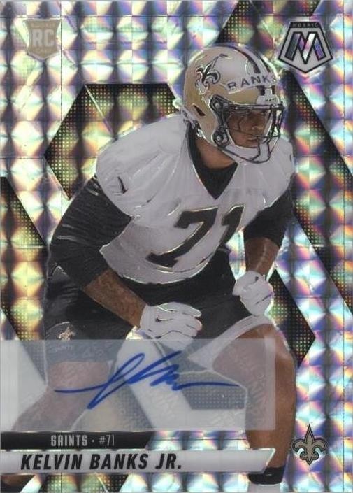 2025 Panini Mosaic - Rookies Kelvin Banks Jr. #338 Mosaic Prizm ...