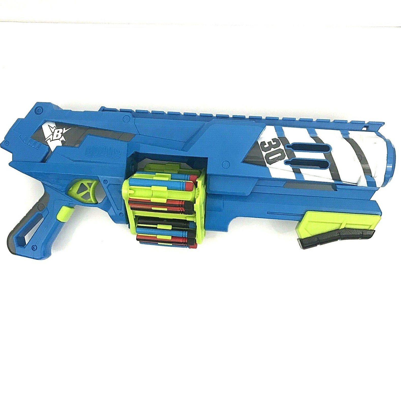 BoomCo Spinsanity 3X Dart Blaster Battery Powered Auto Fire Shotgun ...
