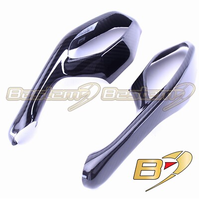 Yamaha 2017-2020 R6 Carbon Fiber Rear View Mirrors Turn Signal Covers ...