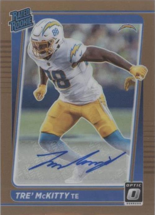 2021 Panini Donruss Optic - Rated Rookie Tre' McKitty #284 Bronze Prizm ...