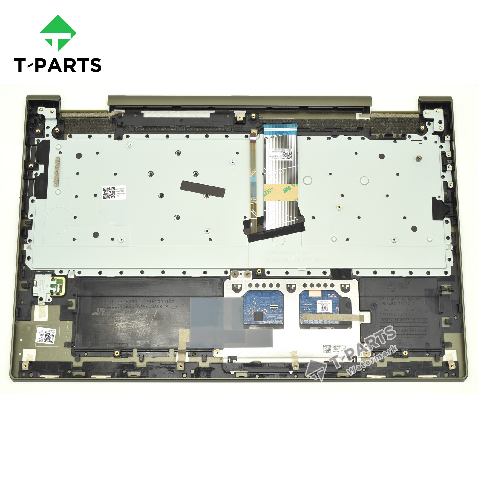 5CB1A22456 For Lenovo Yoga 7-15ITL5 Palmrest Upper Case US Keyboard ...