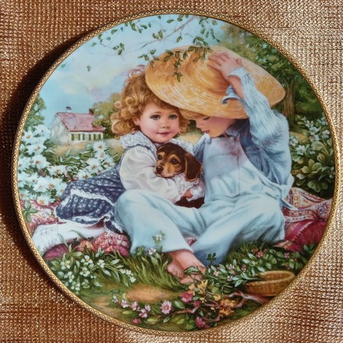 1989 RECO 8.5 diameter Collector's Porcelain Plate A TIME TO LOVE by Sandra Kuck | eBay