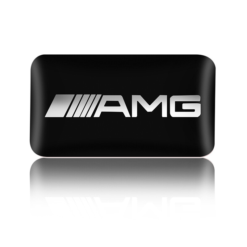 AMG Logo Emblem Sticker Decal Badge Mercedes C43 GLC43 GLC63 E53 GLA45 ...
