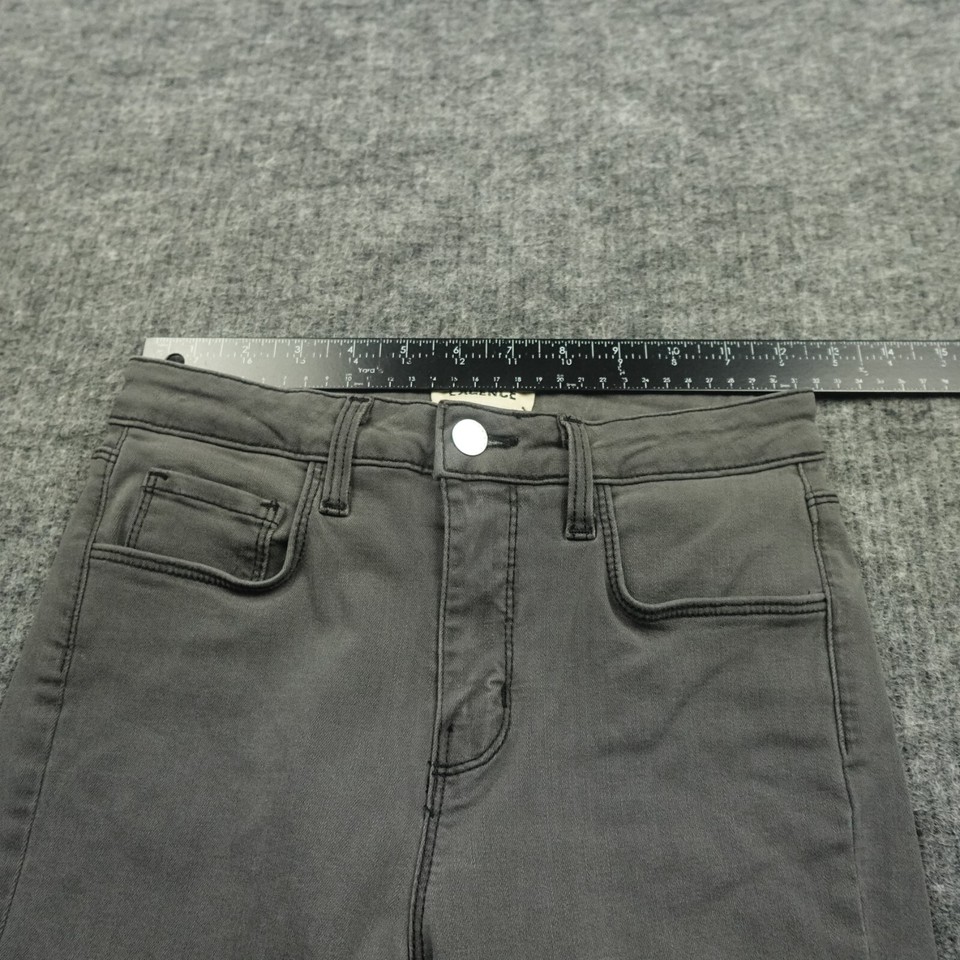 L'AGENCE Jeans Womens 25 Gray Skinny High Rise Stretch Cast iron Ladies ...