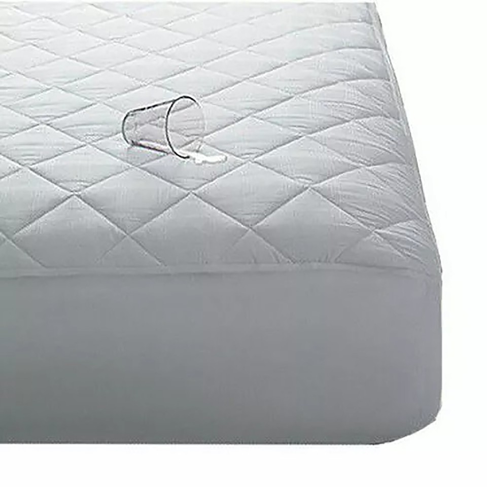 Extra Deep Waterproof Quilted Mattress Protector Fitted Cover Single ...