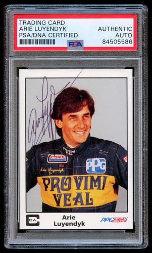 Arie Luyendyk #49 signed autograph auto 1985 A&S Indy Racing Card PSA ...
