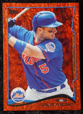 DAVID WRIGHT—2014 Topps Red Hot Foil Parallel Insert #500 | eBay
