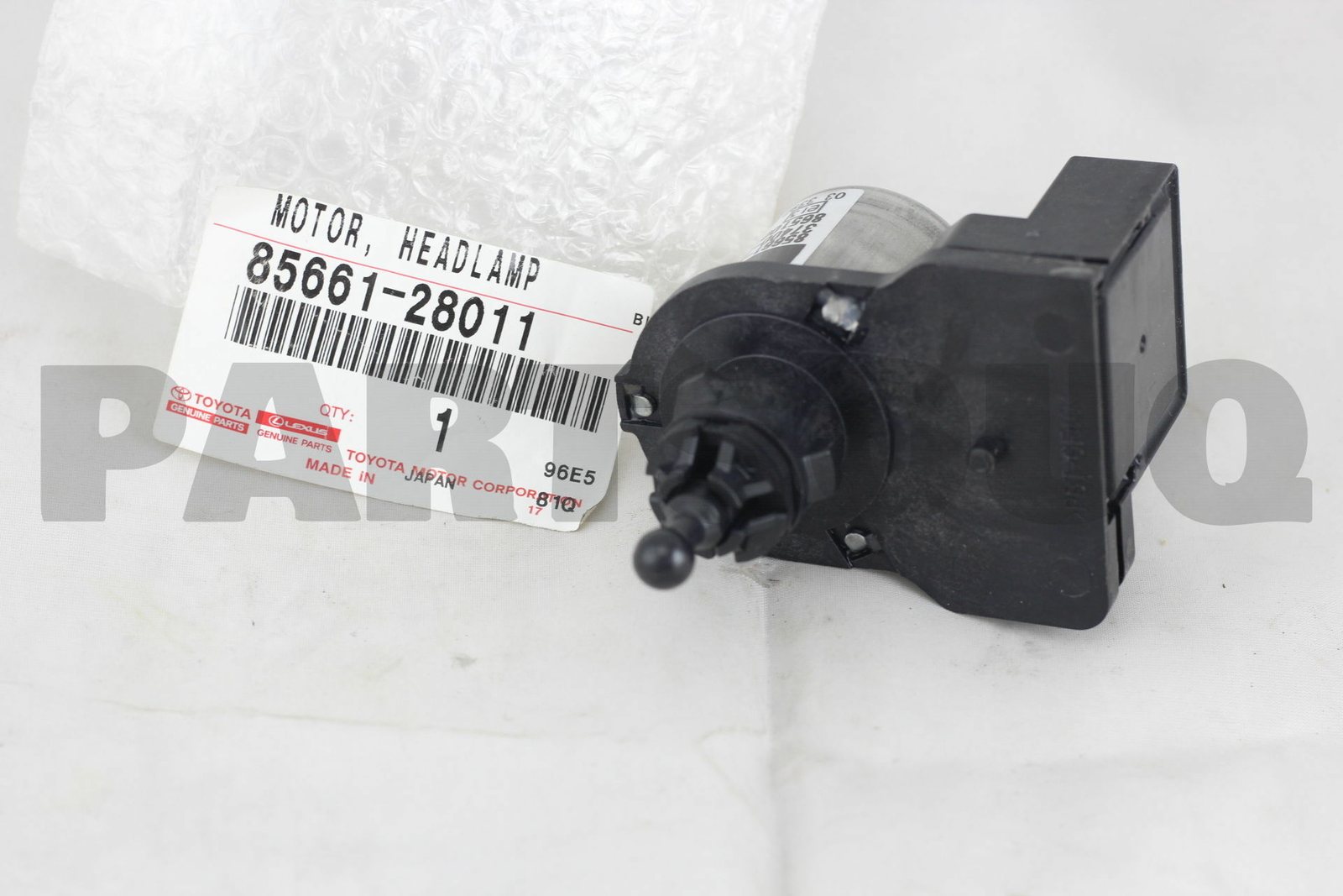 8566128011 Genuine Toyota MOTOR, HEADLAMP LEVELING, RH 85661-28011 ...