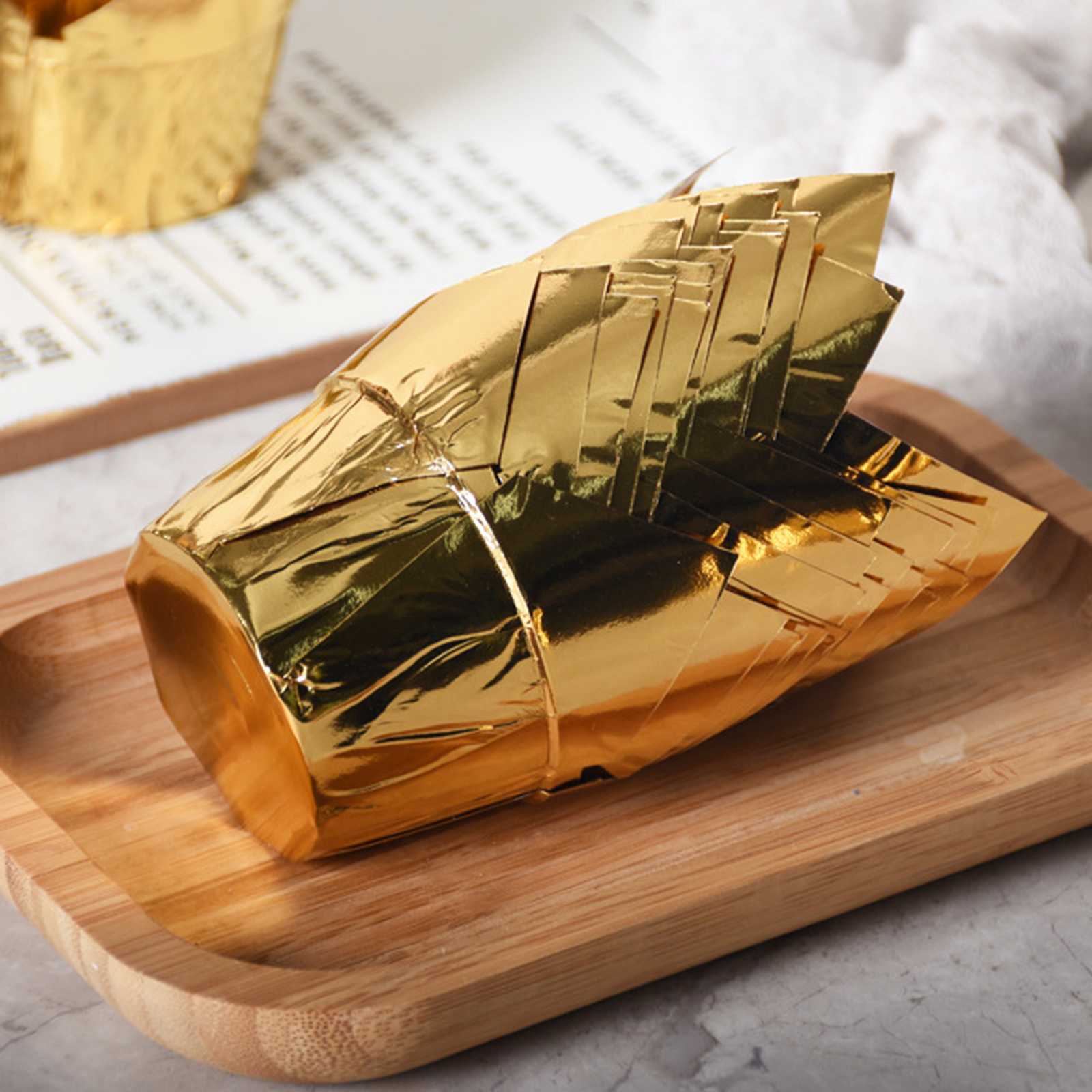 100pcs/set Cupcake Wrappers Non-stick Baking Wedding Birthday Cake ...