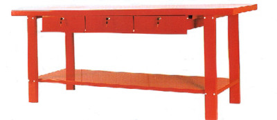 WORK BENCH HEAVY DUTY STEEL 3 DRAWS WORKSHOP BENCHES COLORS RED BLACK ...