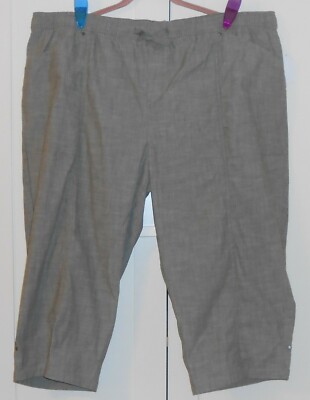 WOMEN'S LAURA SCOTT OLIVE NIGHT UTILITY CAPRI - SIZE 3XLARGE PLUS | eBay