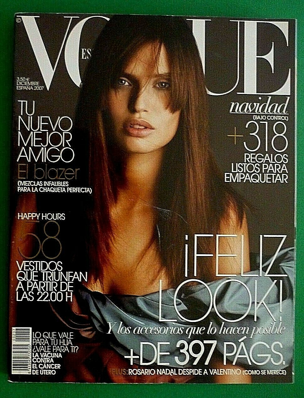 VOGUE Spain Magazine December 2007 ESPANA DICIEMBRE Bianca Balti Inguna ...