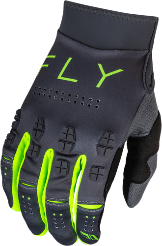 FLY RACING EVOLUTION DST GLOVES CHARCOAL/NEON GREEN MD 377-111M | eBay