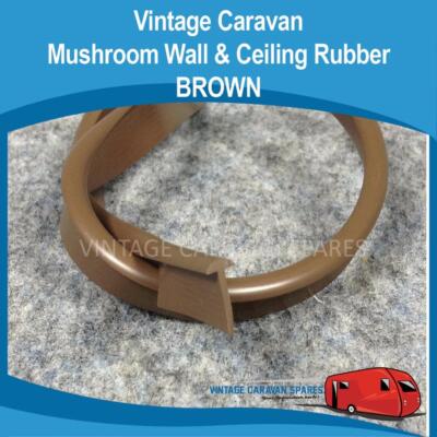 Caravan MUSHROOM WALL & CEILING RUBBER (BROWN) Vintage Viscount 10 ...