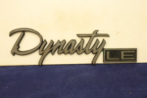 1988-1993 Dodge “Dynasty LE” Plastic Script Emblem OEM | eBay