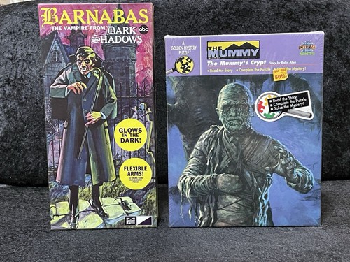 Dark Shadows Barnabus Collins MPC Reissue Model With Cool Mummy Puzzle ...