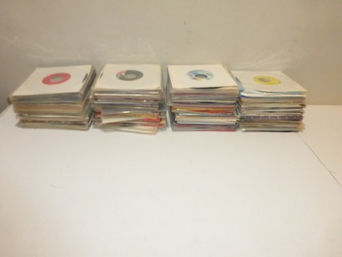 Lot 200+ 45's Vinyl Records Jukebox 7" 45 rpm Mixed Genres. Vintage ...