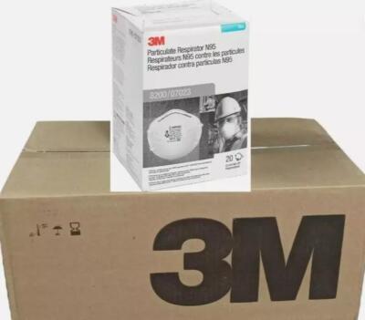 3M 8200 N95 Particulate Respirator Protective Sanding Grinding Masks ...
