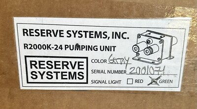 Cummins Reserve Oil System 24v Pump. Cummins ROS Pump. R2000K-24. R2000 ...