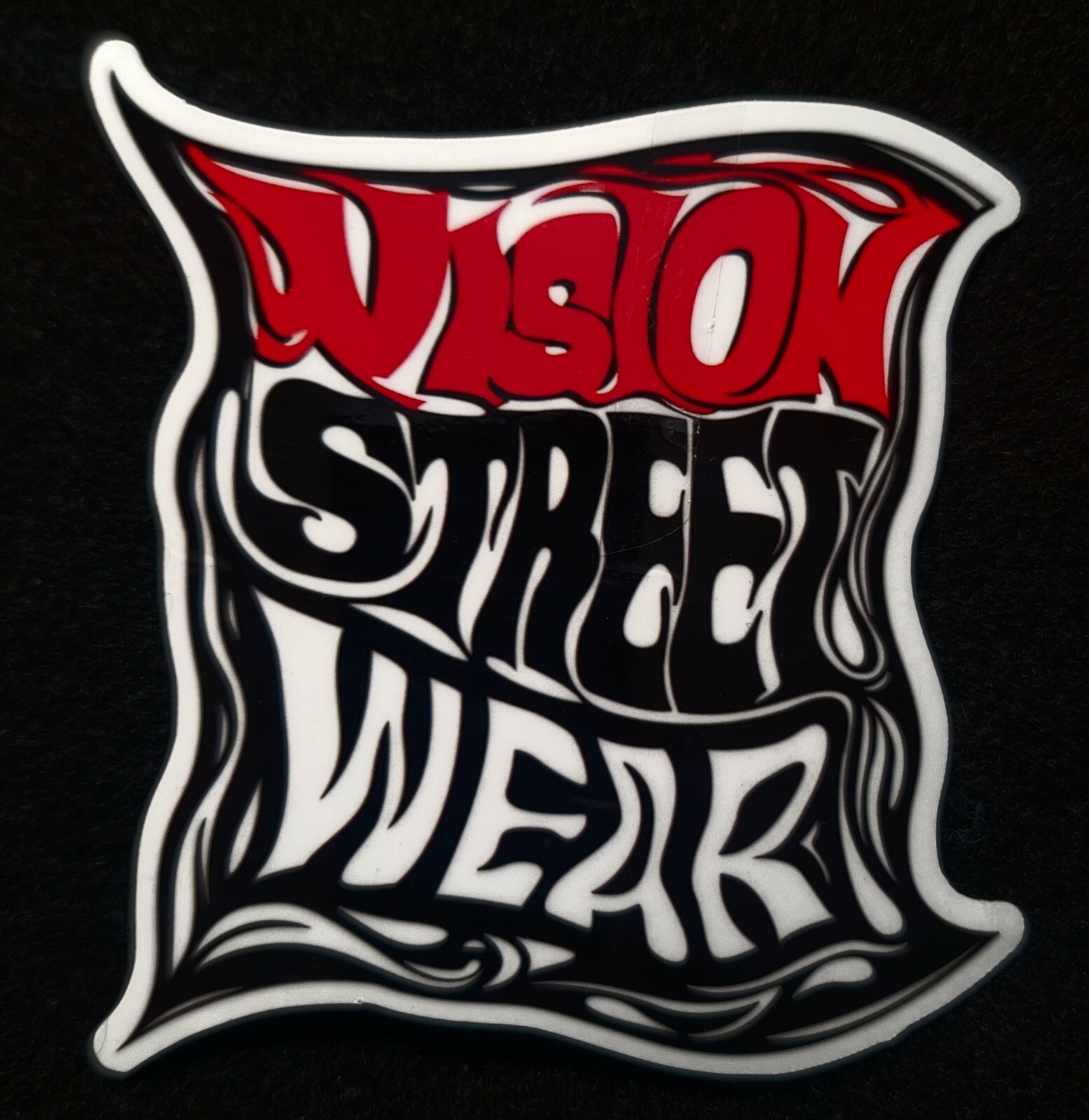 VISION STREET WEAR STICKER "ACID VISION" 3 1/4 X 3 1/2" GLOSSY! | eBay