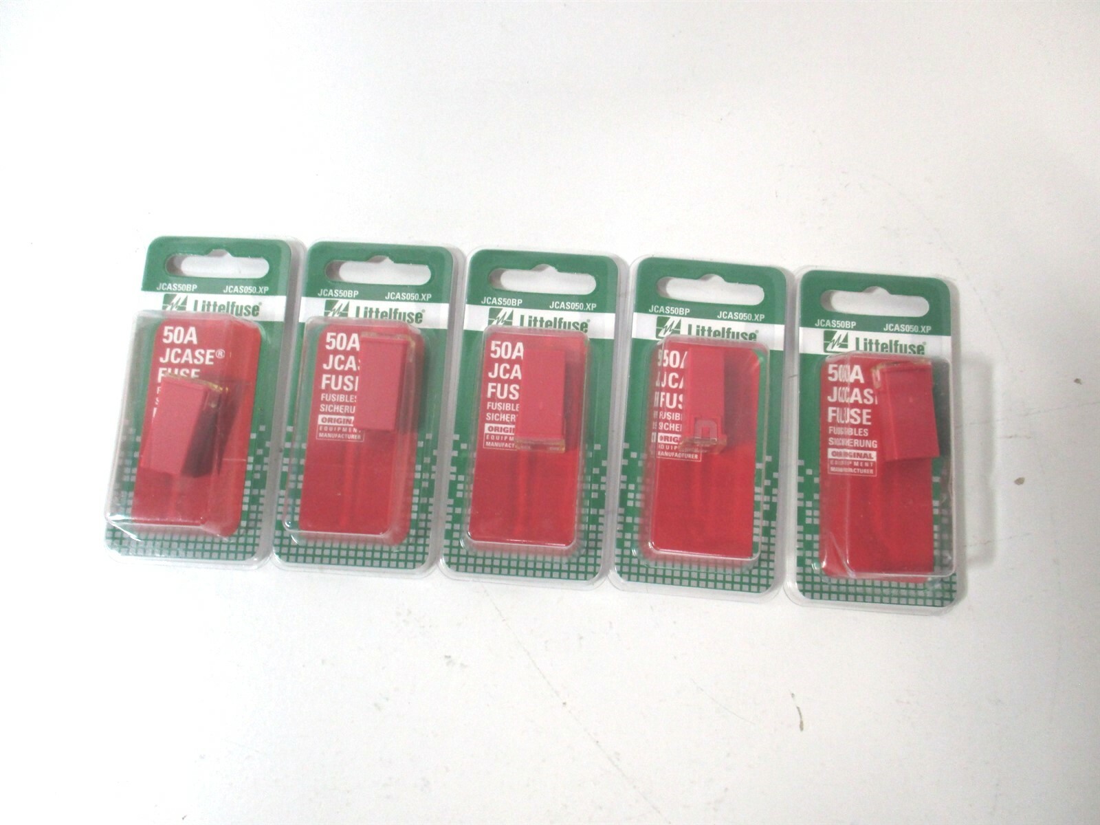 Littelfuse (JCAS50BP) 50 Amp JCase Automotive Type Cartridge Fuse - Lot ...