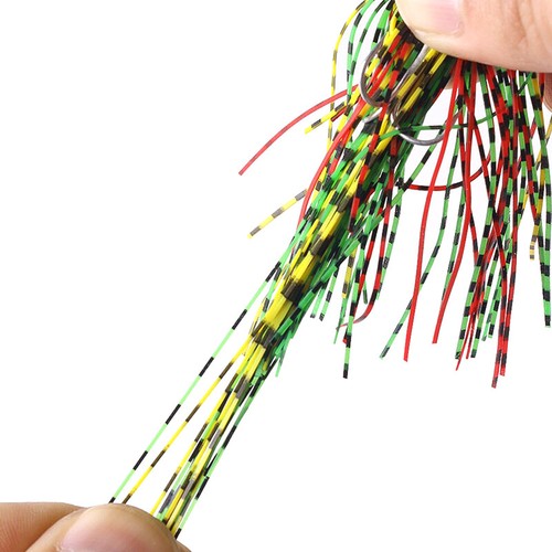 Artificial Lure Shiny Double Hook Lure Fishing Bait Soft Bait Blackfish ...