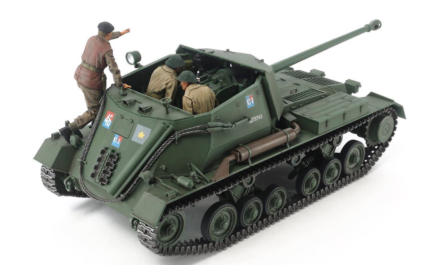 Tamiya 35356 1/35 Tank Model Kit WWII Self Propelled 17pdr Valentine Mk ...