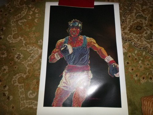 1984 Vintage Graffiti Abstract Boxing Poster The Boxer by Bill James ...
