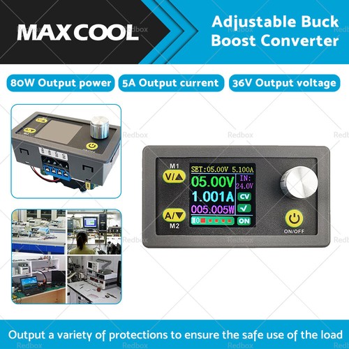 DC CNC Adjustable Regulated Power Supply Buck Boost Converter DC 36V 5A ...