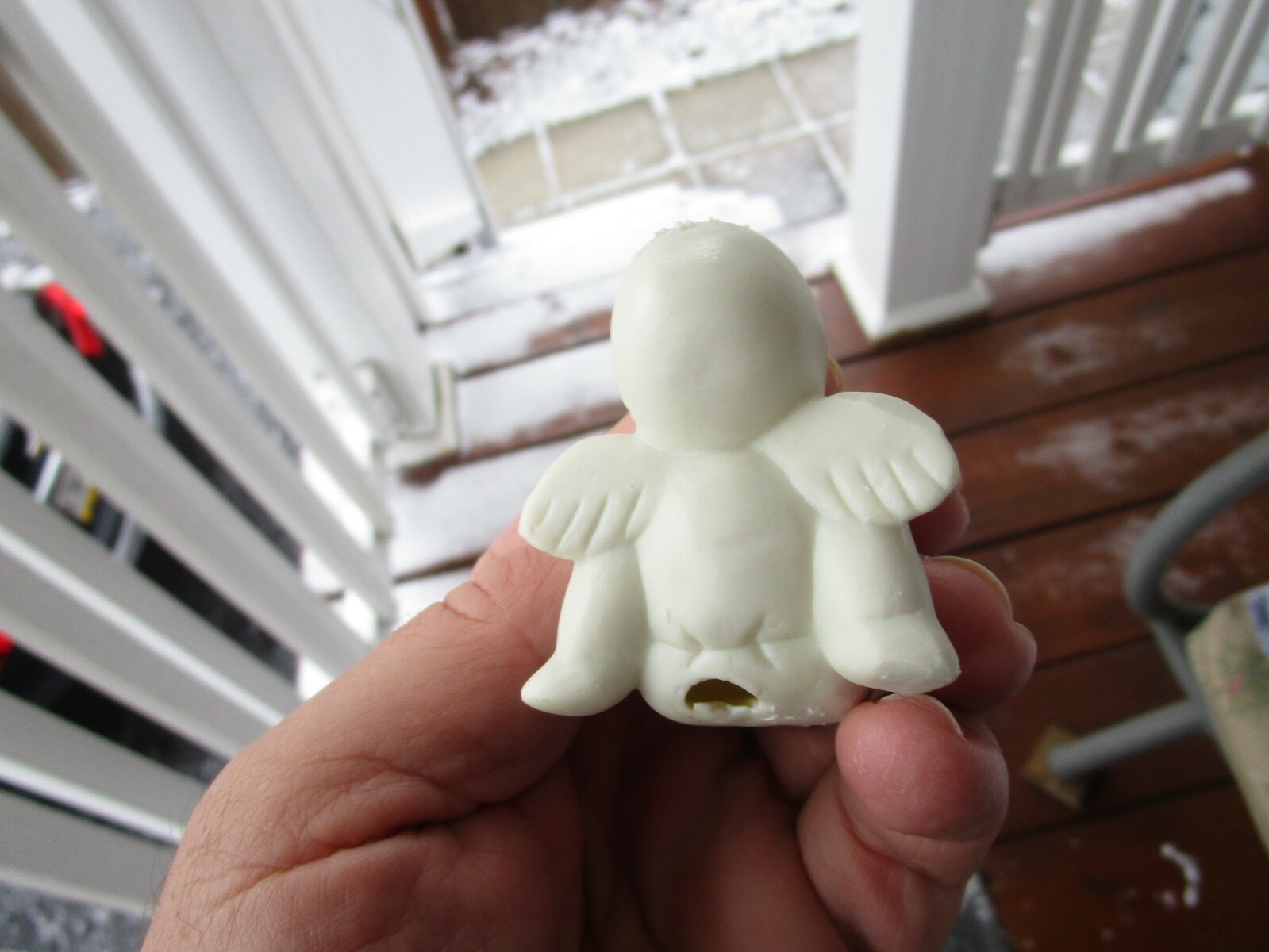 SET OF 2 ~VINTAGE SNOW ANGELS PORCELAIN FIGURINES!! | eBay