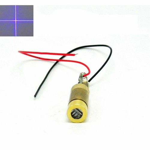 Brass 405nm 20mW Purple Violet/Blue Dot/Cross Laser Diode Module 3.7V-4 ...