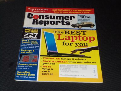 2003 SEPTEMBER CONSUMER REPORTS MAGAZINE - BEST LAPTOPS COVER - O 14825 ...