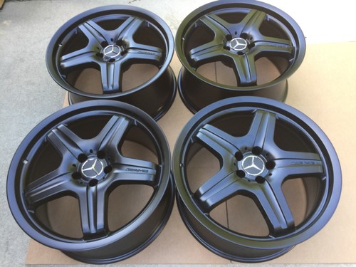 20" NEW SATIN BLACK OEM ORIGINAL AMG ML63 ML55 ML550/500 GL GLS GLC GLE ...