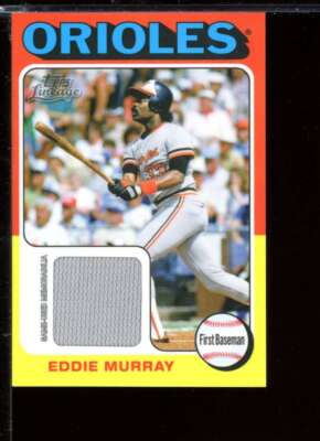 Eddie Murray Card 2011 Topps Lineage '75 Mini Relics #EM | eBay