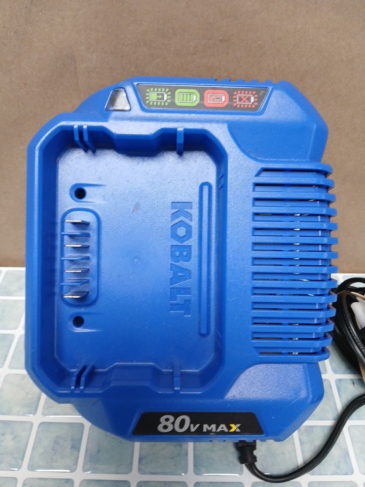 KOBALT 80v MAX Li-ion Battery Charger Charges All Kobalt 80V Batteries ...