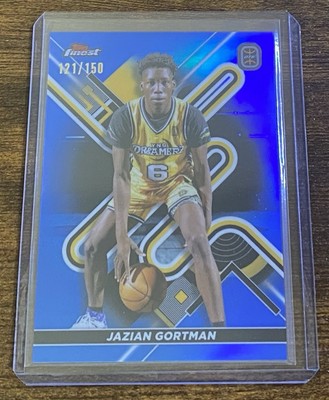 Jazian Gortman 2022 Topps Finest Overtime Elite Blue Refractor /150 #25 ...