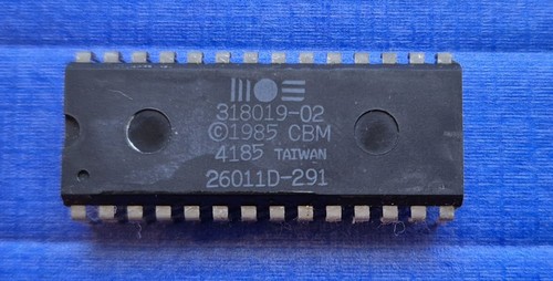 MOS 318019-02 BASIC HI ROM Chip, IC U34 for Commodore 128, Tested ...