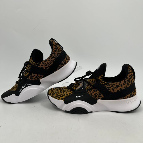 Nike Brown Black Superrep Lite Union Leopard Print Sneakers | Size 8 | eBay