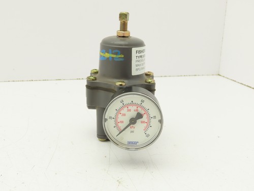 Fisher Controls 67C-443 Pneumatic Pressure Regulator 0-125 PSI | eBay